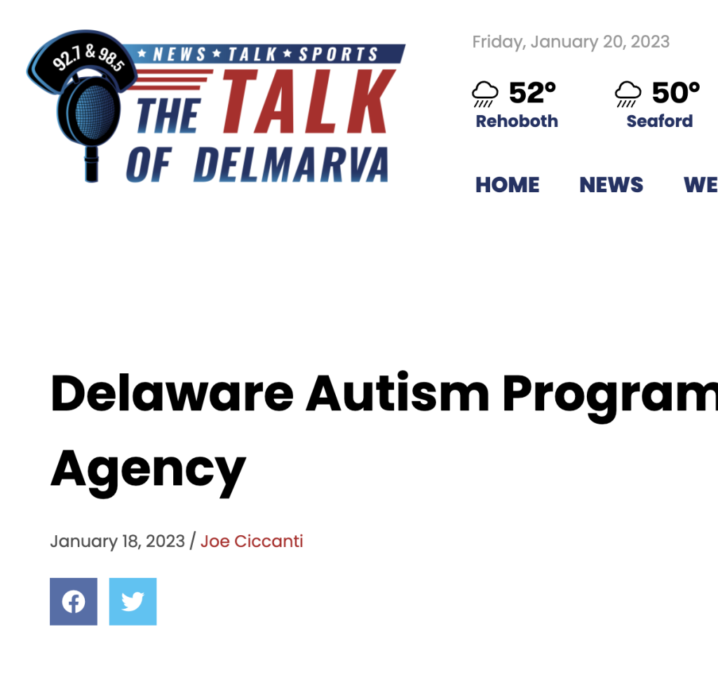 Delaware Autism Program Office Moves to State Agency - Center for ...